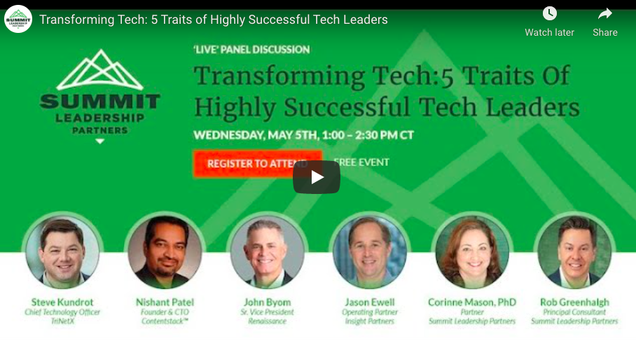 [Panel Discussion] Transforming Tech: 5 Traits Of Highly Successful ...